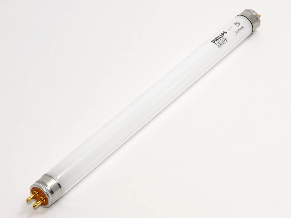 6 Light Fixtures T5 Fluorescent Bulbs