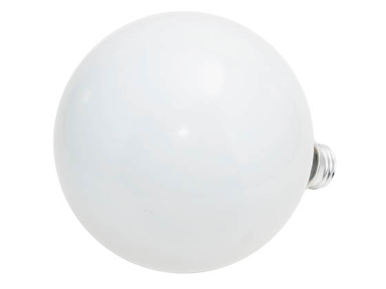 Philips 100W 120V G40 White Long Life Globe Bulb, E26 Base | 100G40/W ...