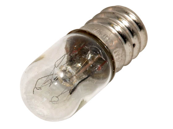 CEC 4 Watt, 120 Volt T4.5 Clear Miniature Tube Bulb | 4T4 1/2-120V-1 3/ ...