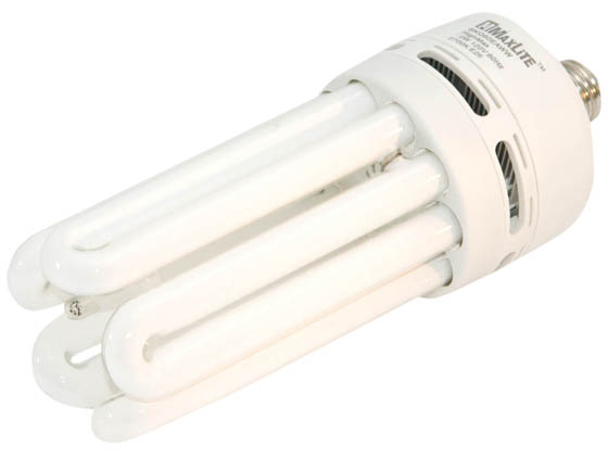MaxLite 60W Warm White Quad Twin Tube CFL Bulb, E26 Base | SKQ60EAWW ...