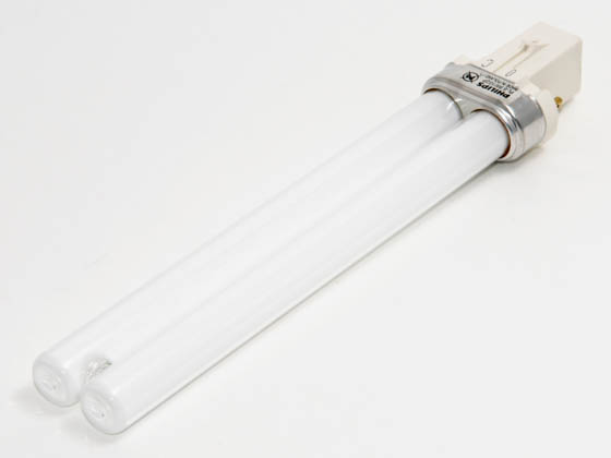 Philips 9 Watt 2-Pin Black Light Single Twin Tube CFL Bulb | PL-S 9W/10 ...