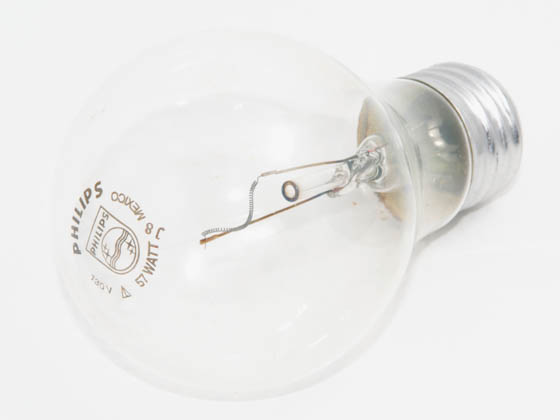 Philips California Approved 57 Watt, 130 Volt A19 Clear Bulb | 57A/CL ...