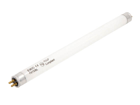 Eiko 6W 9in T5 Black Lite Fluorescent Tube | F6T5/BL | Bulbs.com