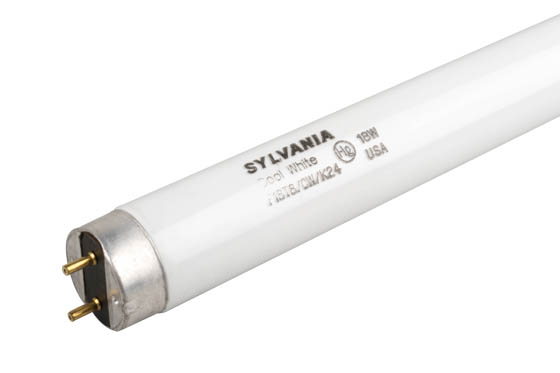 Sylvania 18W 24in T8 Cool White Fluorescent Appliance Tube | F18T8/CW ...