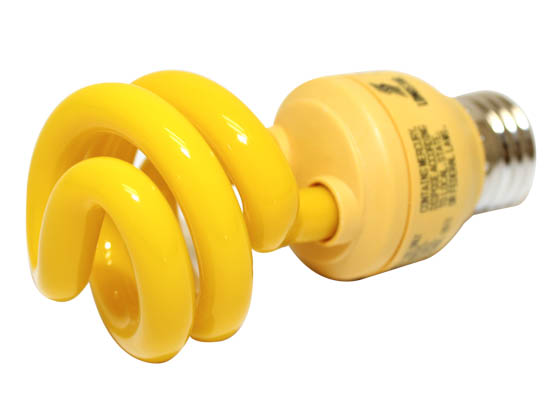 Long Star 13W Yellow CFL Bulb | FE-IIS-13W/Y | Bulbs.com