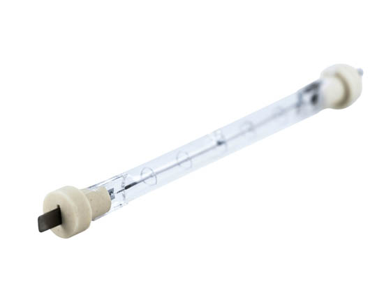 Topaz 300 Watt, 130 Volt T3 Clear Halogen Pin Blade Bulb | Q300T3/TAB ...