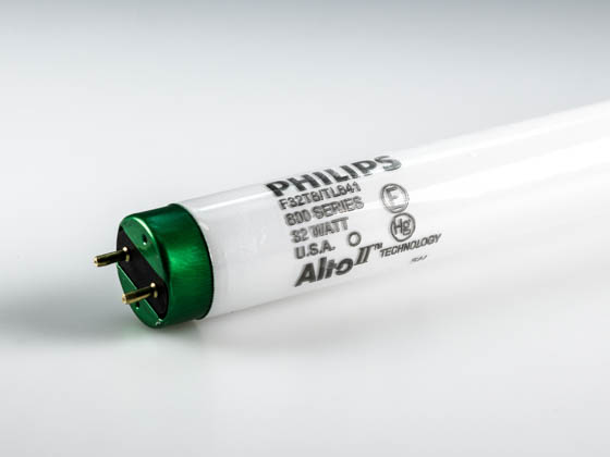 Philips 32 Watt, 48 Inch T8 Cool White Safety Coated Fluorescent Bulb | F32T8/TL841/ALTO (Safety ...
