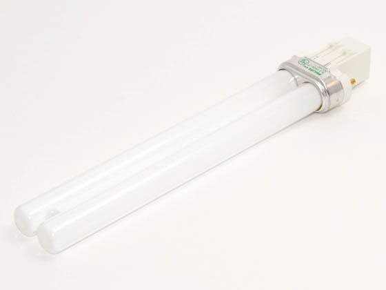 Philips 13 Watt 2-Pin Cool White Single Twin Tube CFL Bulb | PL-S 13W ...