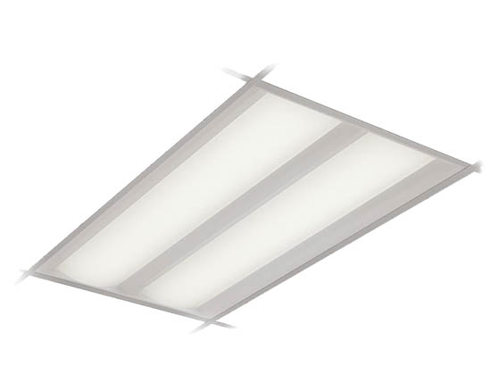 Philips DuaLED Dimmable 41W 3500K 2x4 ft Recessed LED Troffer with ...