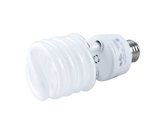 MaxLite 23W Bright White Spiral CFL Bulb, E26 Base | HCS23T2DL (23W ...