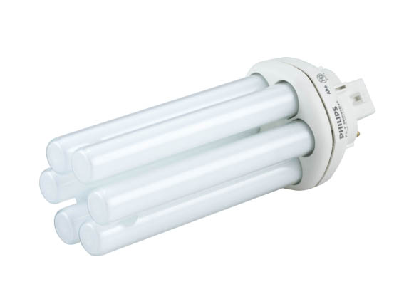 Philips PL-T 26W 4 Pin Neutral White Long Triple Twin Tube | PL-T 26W/35/4P/ALTO (4-Pin) | Bulbs.com