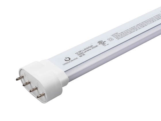 Green Creative Dimmable 14.5W 3500K 4 Pin Single Twin Tube 2G11 Base ...