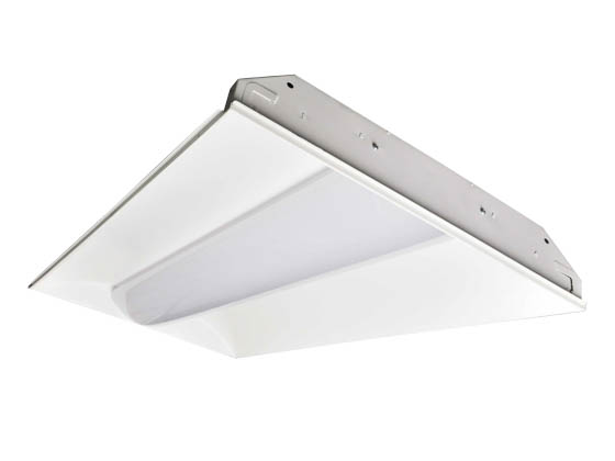 NaturaLED Dimmable 49.5 Watt 3500K 2x4 ft LED Recessed Troffer Fixture ...