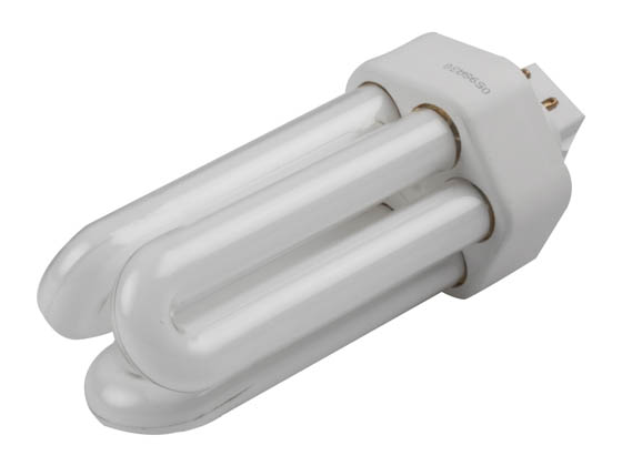 GE 18W 4 Pin GX24q2 Soft White Triple Twin Tube CFL Bulb | F18TBX/830/A/ECO | Bulbs.com