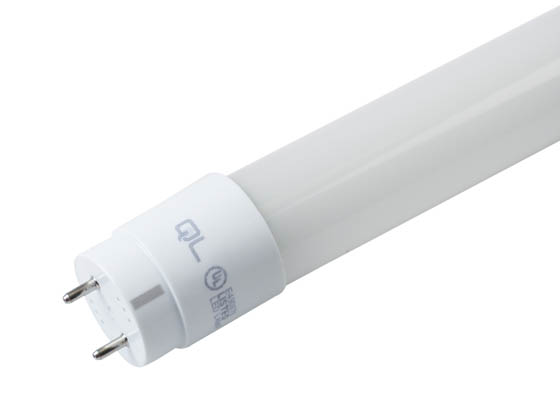 QLS Non-Dimmable 15W 48" T8 4100K Glass LED Bulb, Ballast Compatible ...