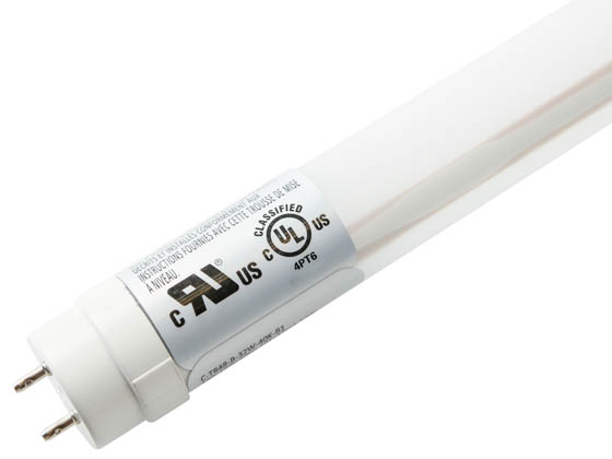 C-Lite By Cree 12W 48" Double-Ended T8 5000K Glass LED Bulb, Ballast ...