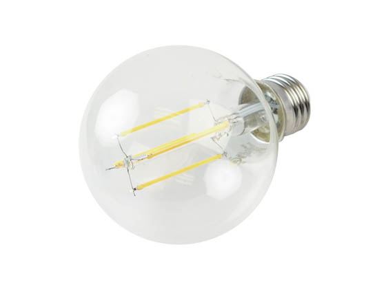 Bulbrite Dimmable 8.5W 2700K 90 CRI G25 Filament LED Bulb, Wet Rated, Title 24 Compliant ...