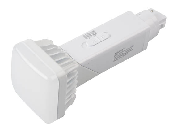 Satco 9W 2-Pin Color Selectable PL LED Bulb, G24d Base, 120-277 Volt ...