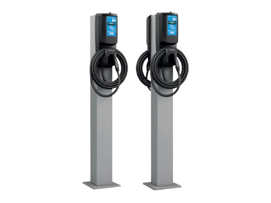 FLO CoRe+ MAX Pedestal for Single or Dual Mount 80a Charger Includes ...