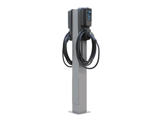 FLO CoRe+ Pedestal for Single or Dual Mount 30a Charger Includes ...