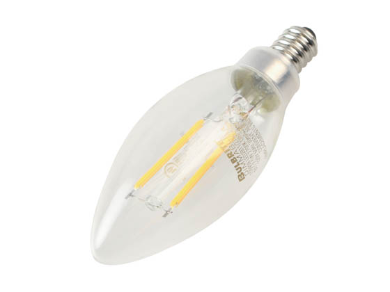 Bulbrite Dimmable 2.5W 2700K Decorative Filament LED Bulb, Enclosed Fixture Rated | LED2B11/27K ...