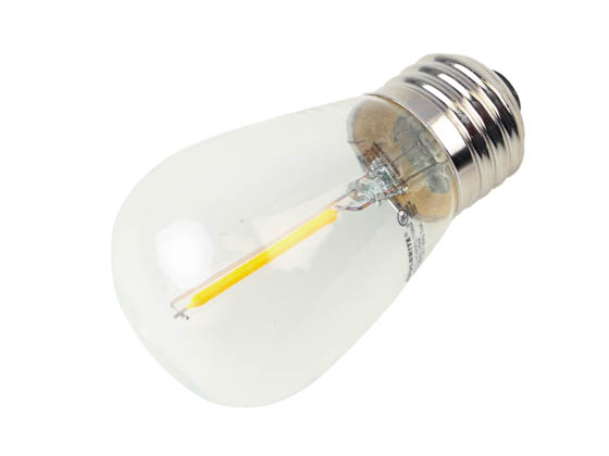 Bulbrite Non-Dimming 0.7W 2400K S14 Filament LED Bulb, Rated For ...