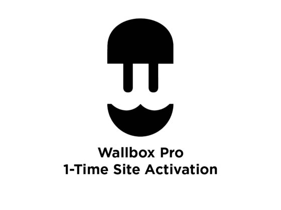 Wallbox Pulsar Pro 1-Time Site Activation | Wallbox Pro 1-Time Activation | Bulbs.com