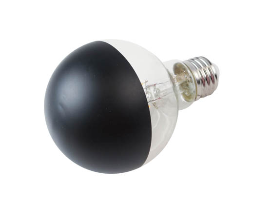 Bulbrite Dimmable 5W Half-Black G-25 LED Filament Bulb, 2700K, Medium ...