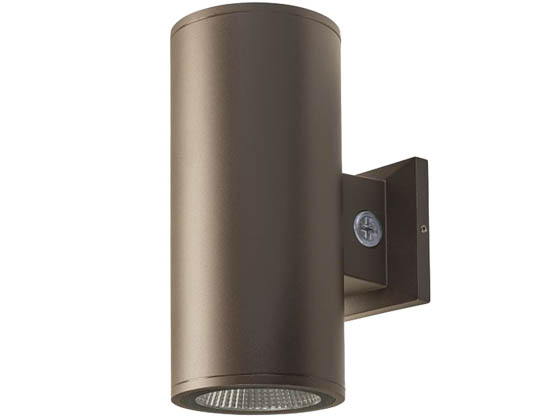 Keystone Sentinel 6" LED Wall Mount Cylinder Up/Down Fixture Wattage ...