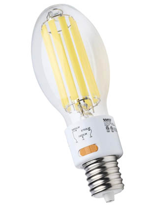 Satco Wattage Selectable LED HID Replacement Lamp, 5000K, E39 Base, 120 ...