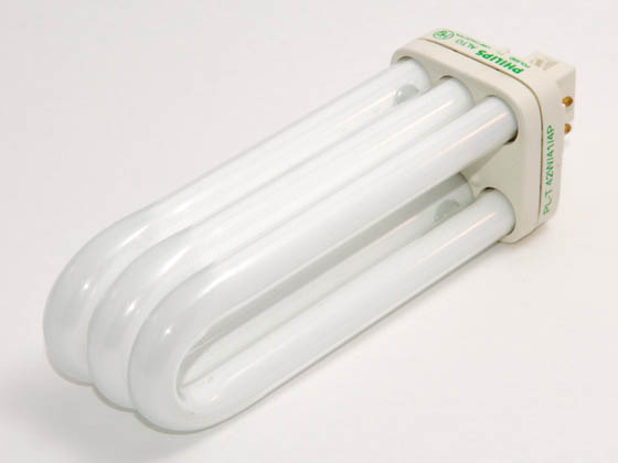 Philips 42 Watt, 4-Pin Cool White Long Triple Twin Tube CFL Bulb | PL-T 42W/41/4P/ALTO (4-Pin ...