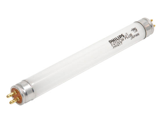 Philips 4W 6in T5 Cool White Fluorescent Tube | F4T5/CW | Bulbs.com