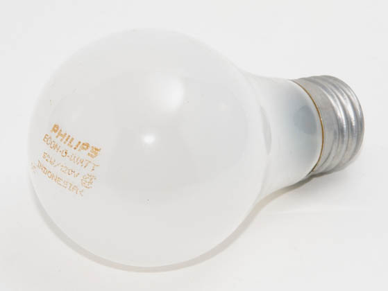 Philips 52 Watt, 120 Volt A19 Frosted Bulb | 60A-52A/EW (120V) | Bulbs.com