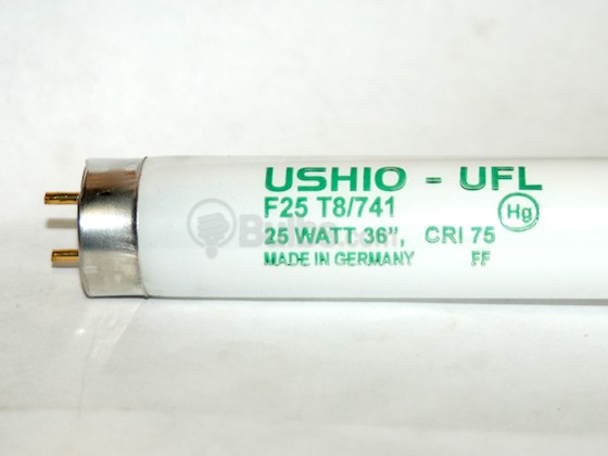 25 Watt, 36" T8 Cool White Fluorescent Bulb | UFL-F25T8/741 | Bulbs.com