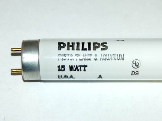 Philips 15 Watt, 18 Inch T8 Plant Grow Fluorescent Bulb | F15T8/PLANT ...
