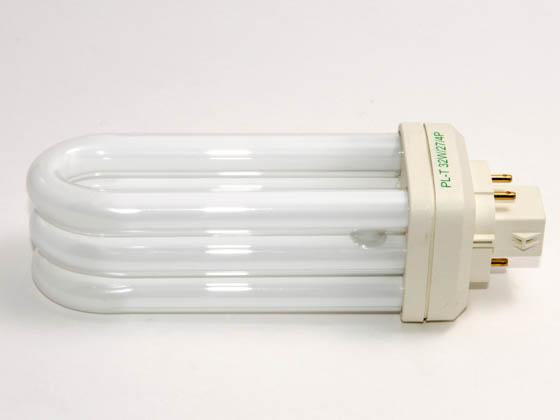 Philips 32 Watt, 4-Pin Warm White Triple Twin Tube CFL Bulb | PL-T 32W ...