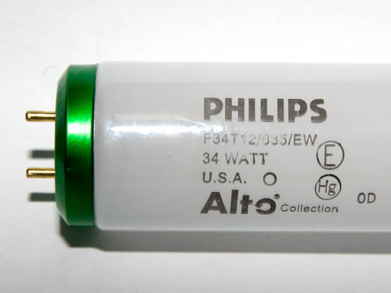 Philips 34 Watt, 48 Inch T12 Neutral White Fluorescent Bulb | F34T12 ...