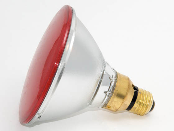 Bulbrite 90W 120V PAR38 Halogen Red Bulb | H90PAR38R (Red) | Bulbs.com