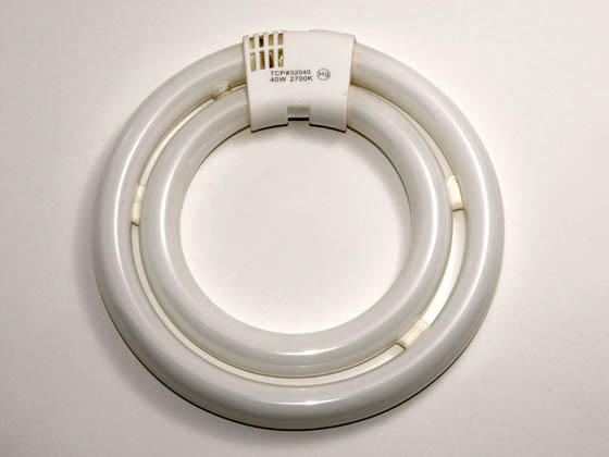 TCP 40W 7.5in Diameter T6 Warm White Double Circline Bulb | 32040 (40W ...