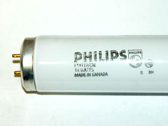 Philips 14 Watt, 15 Inch T12 Cool White Fluorescent Bulb | F14T12/CW ...