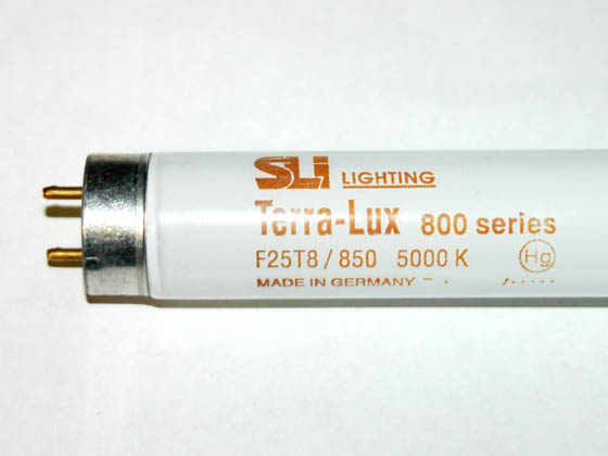 25 Watt, 36" T8 Bright White Fluorescent Bulb | F25T8/850 | Bulbs.com