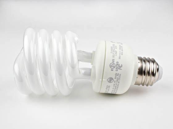 TCP 23W Warm White Spiral CFL Bulb, E26 Base | TCP 801023 | Bulbs.com