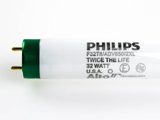 Philips 32W 48in T8 Twice-the-life Bright White Fluorescent Tube ...