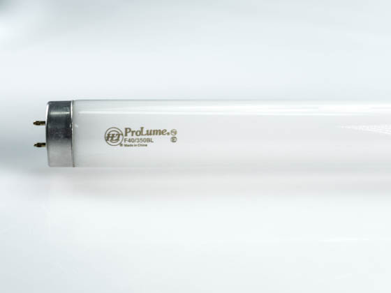 Halco 40 Watt, 48 Inch Safety Coated T12 Black Light Fluorescent Bulb ...