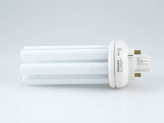 Philips PL-T 26W 4 Pin Neutral White Long Triple Twin Tube | PL-T 26W/35/4P/ALTO (4-Pin) | Bulbs.com