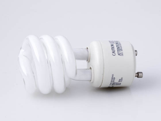 TCP 13W Cool White GU24 Spiral CFL Bulb | 33113SP41K | Bulbs.com