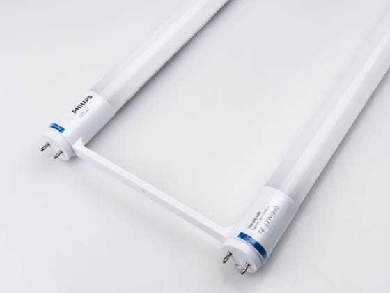 Philips 13W 6" Gap 3000K T8 UBent LED Bulb, Works With Instant Start ...
