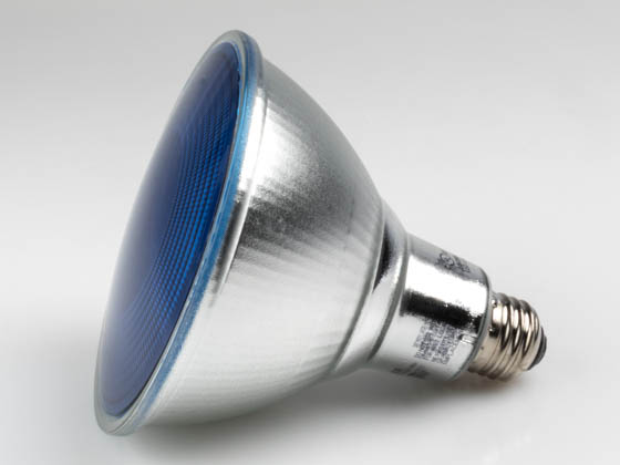 Philips Non-Dimmable 13.5W Blue 40° PAR38 LED Bulb, Outdoor Rated | 13 ...