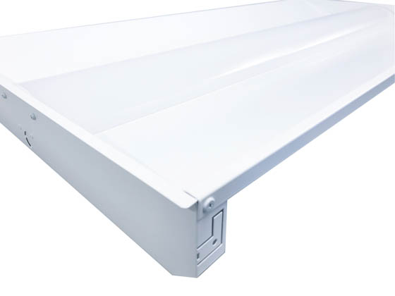 Superior Life Brand 34 Watt Dimmable 2x4 ft. 4000K LED Recessed Troffer ...