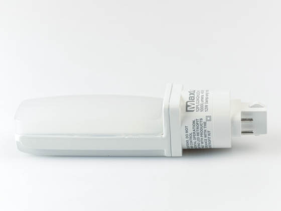 Maxlite 12W Non-Dimmable 4 Pin Horizontal 4000K G24q LED Bulb, Ballast ...